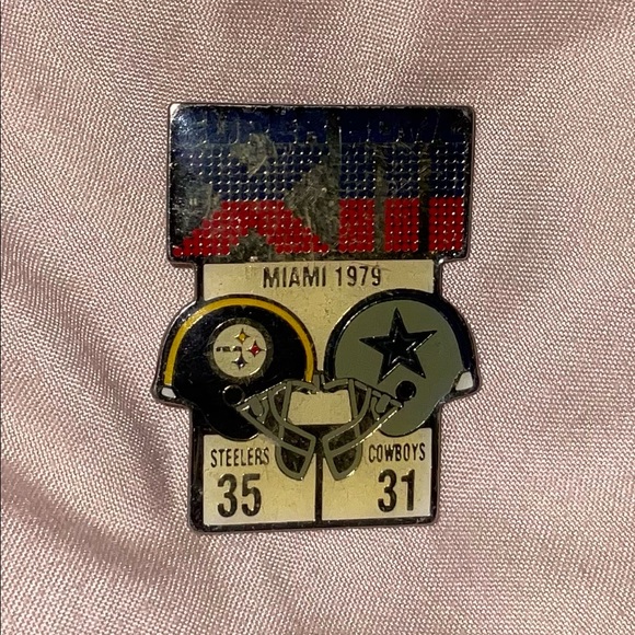 Hooters | Accessories | Hooters Pin Super Bowl Xiii 979 Miami Steelers ...